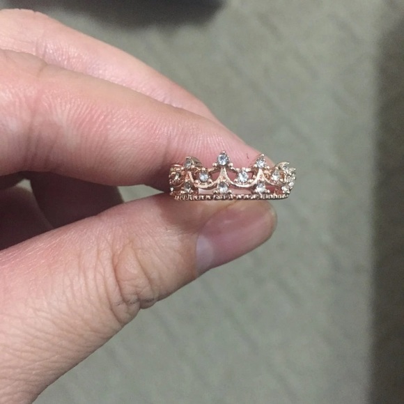 Jewelry | Exquisite Women Rose Gold Crown Ring | Poshmark